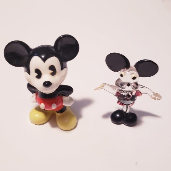 Disney | Accents | Mickey Mouse Figures Vintage Disney Ceramic Mickey ...